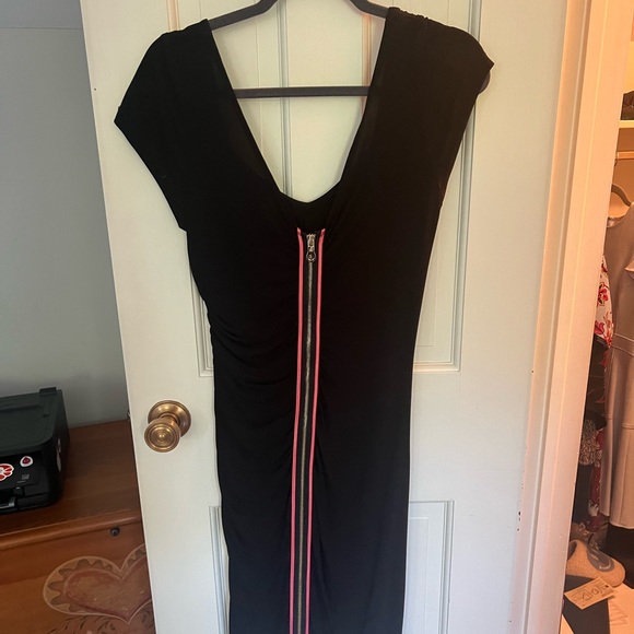 JAYGODFREY | Dresses | Jay Godfrey Size 6 Black Slinky Viscose Dress ...